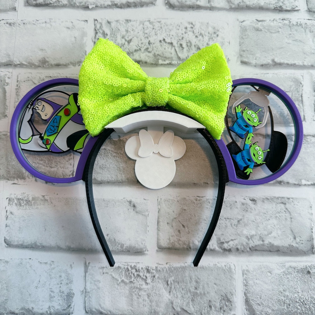 Space Ranger (interchangeable) Mouse Ears, Disney Ears, Magnetic, 3D ...