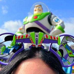 Space Ranger (interchangeable) Mouse Ears, Disney Ears, Magnetic, 3D ...