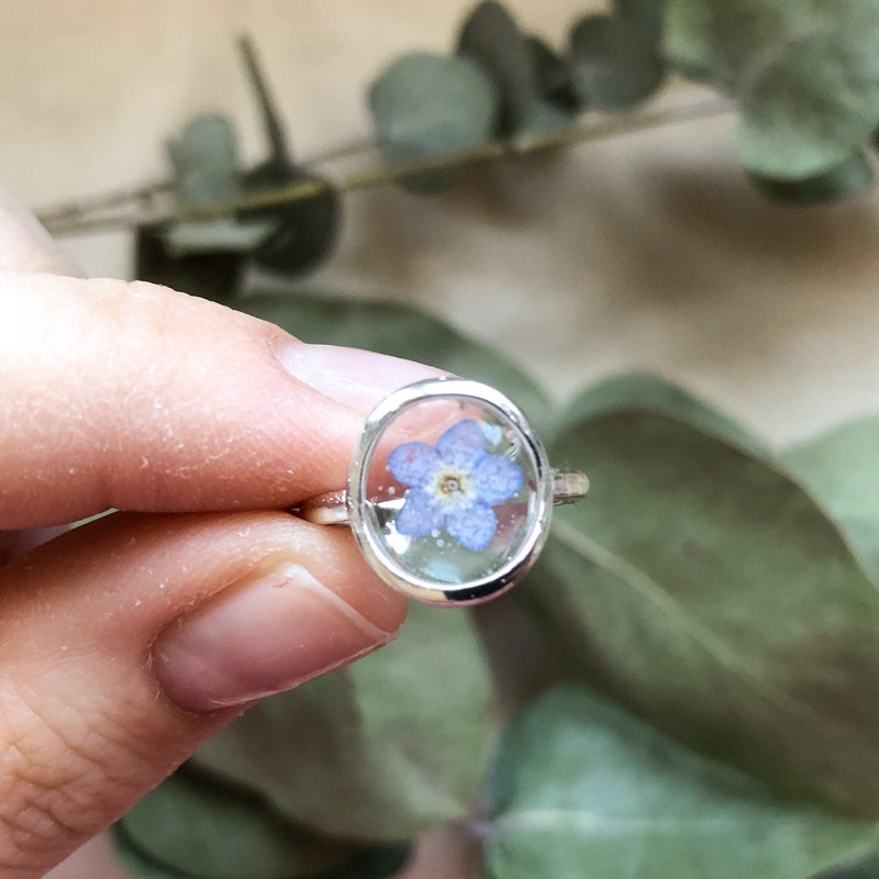 Real Flower Ring - Etsy