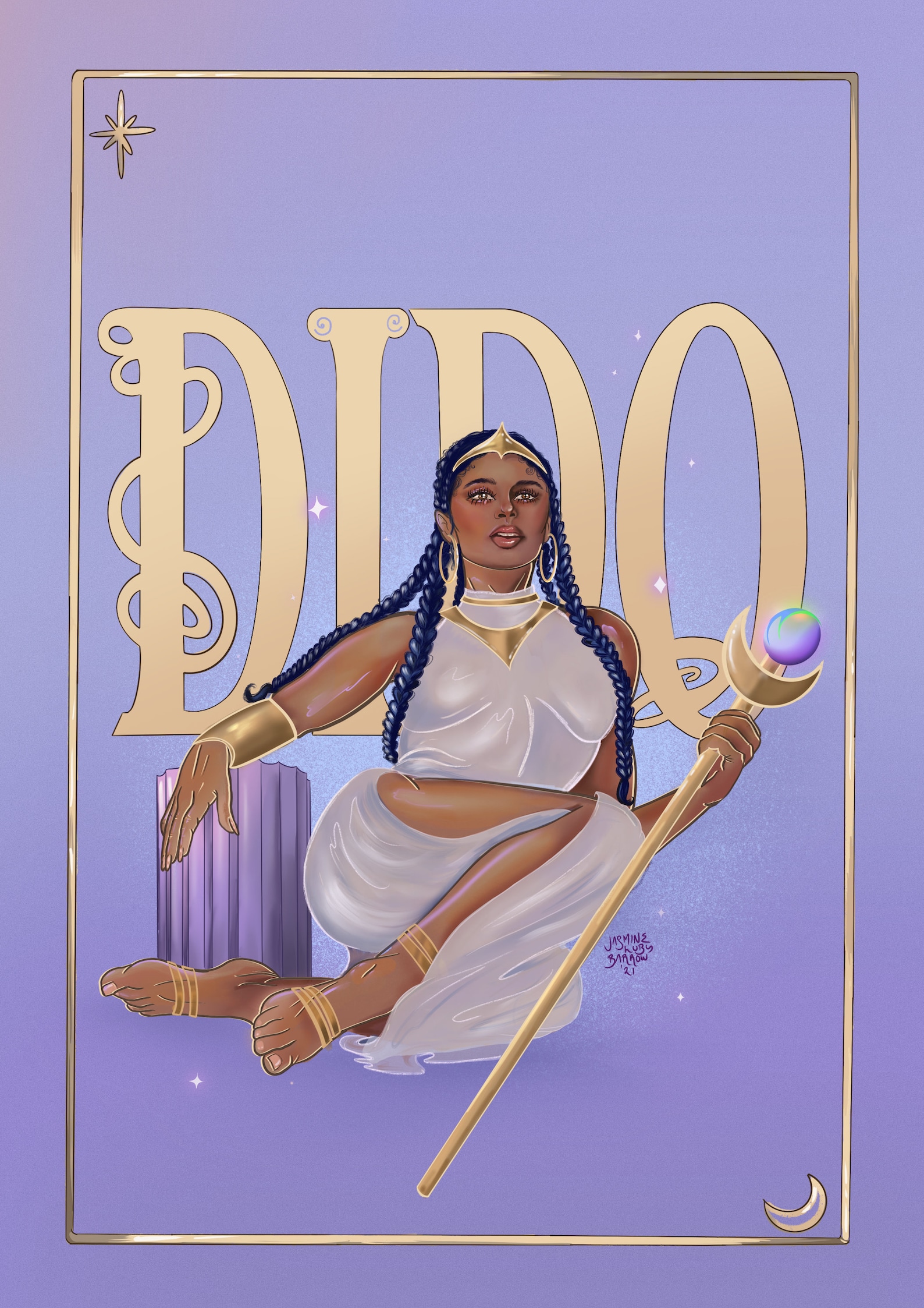 Dido Print / Reina de Cartago / Dido Poster / The Odyssey Art - Etsy España