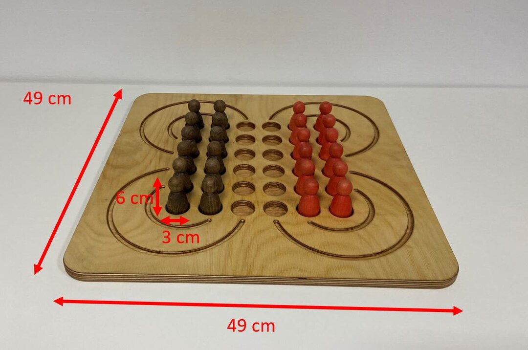 Surakarta - Javanese Board Game With a Lot of Tactics - Etsy