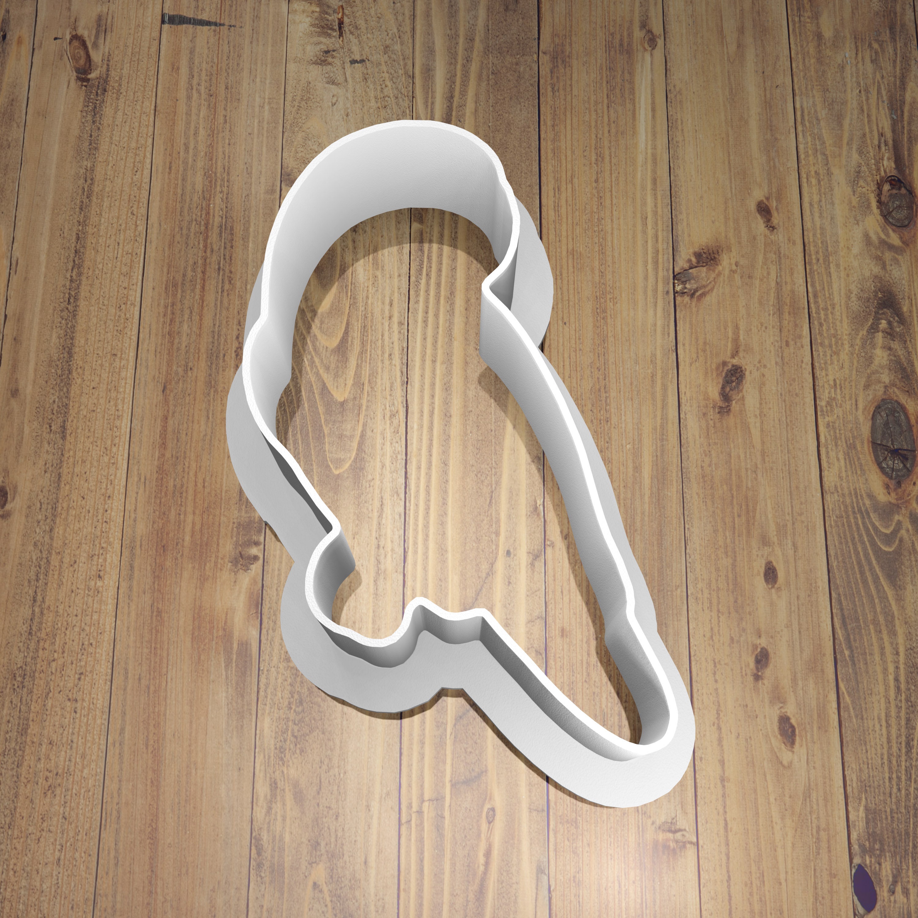 Parrot Cookie Cutter 3.5 Inch 3D Printed Fondant Cutter Clay Cutter 3D ...