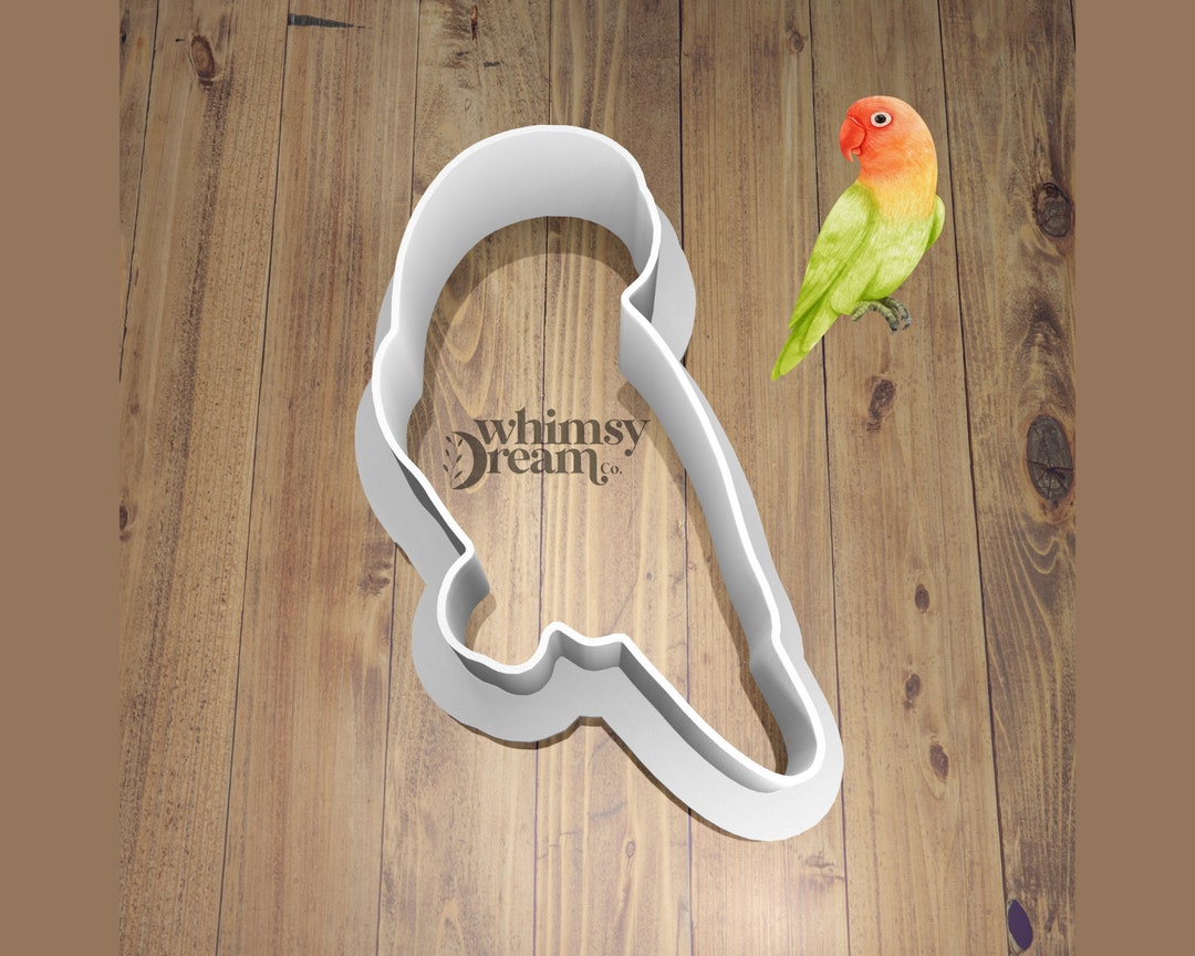 Parrot Cookie Cutter 3.5 Inch 3D Printed Fondant Cutter Clay Cutter 3D ...