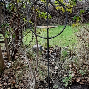 Bird Feeder Stake-bird Feeder Gardening-supports Handmade-steel ...