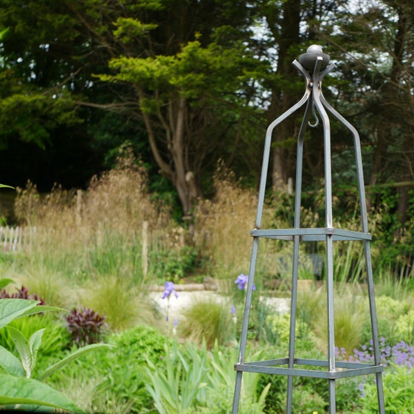 Metal Garden Obelisk - Etsy UK