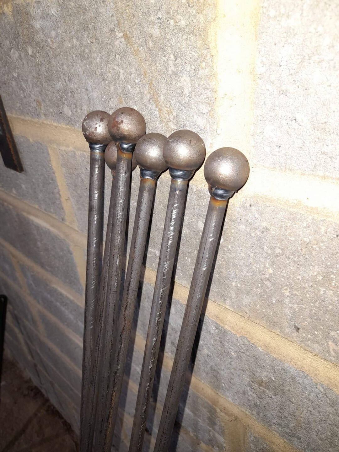 Set of 4, 5 or 6 Ball Topped Stakes Plant Stake Plants-garden Supports ...
