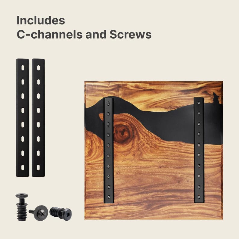 Square 23-inch Epoxy Dining Table – Compact Black Resin and Wood Accent ...