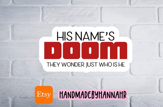 MF DOOM Benzi Box Die Cut Sticker Laptop Sticker MF Doom - Etsy