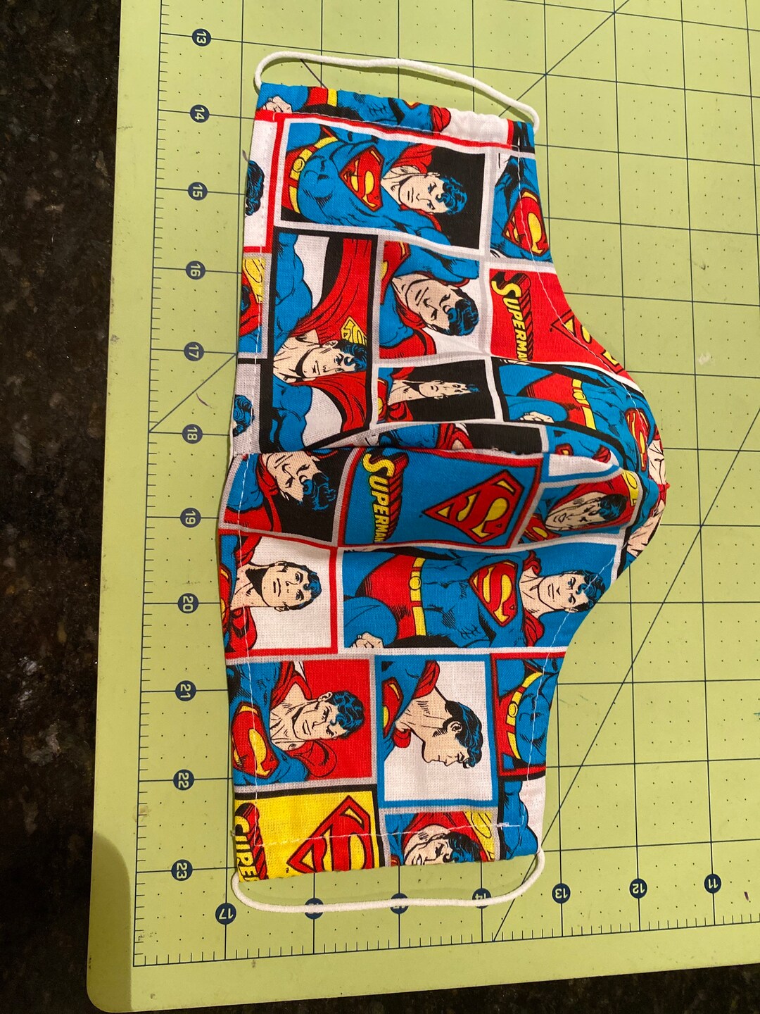 Superman DC Comic Face Mask/covering - Etsy