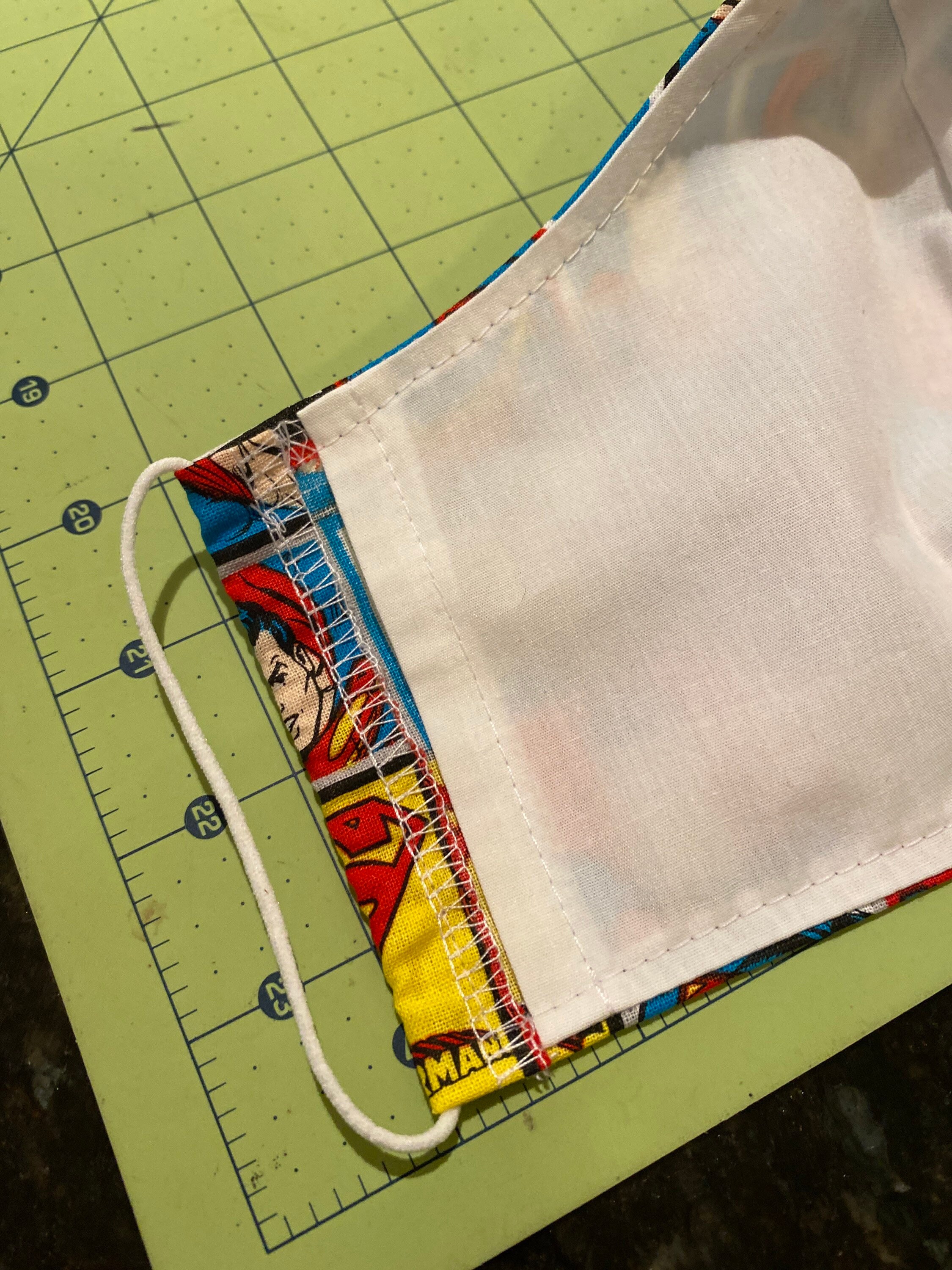 Superman DC Comic Face Mask/covering - Etsy