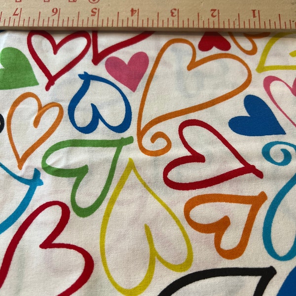Heart Fabric - Etsy