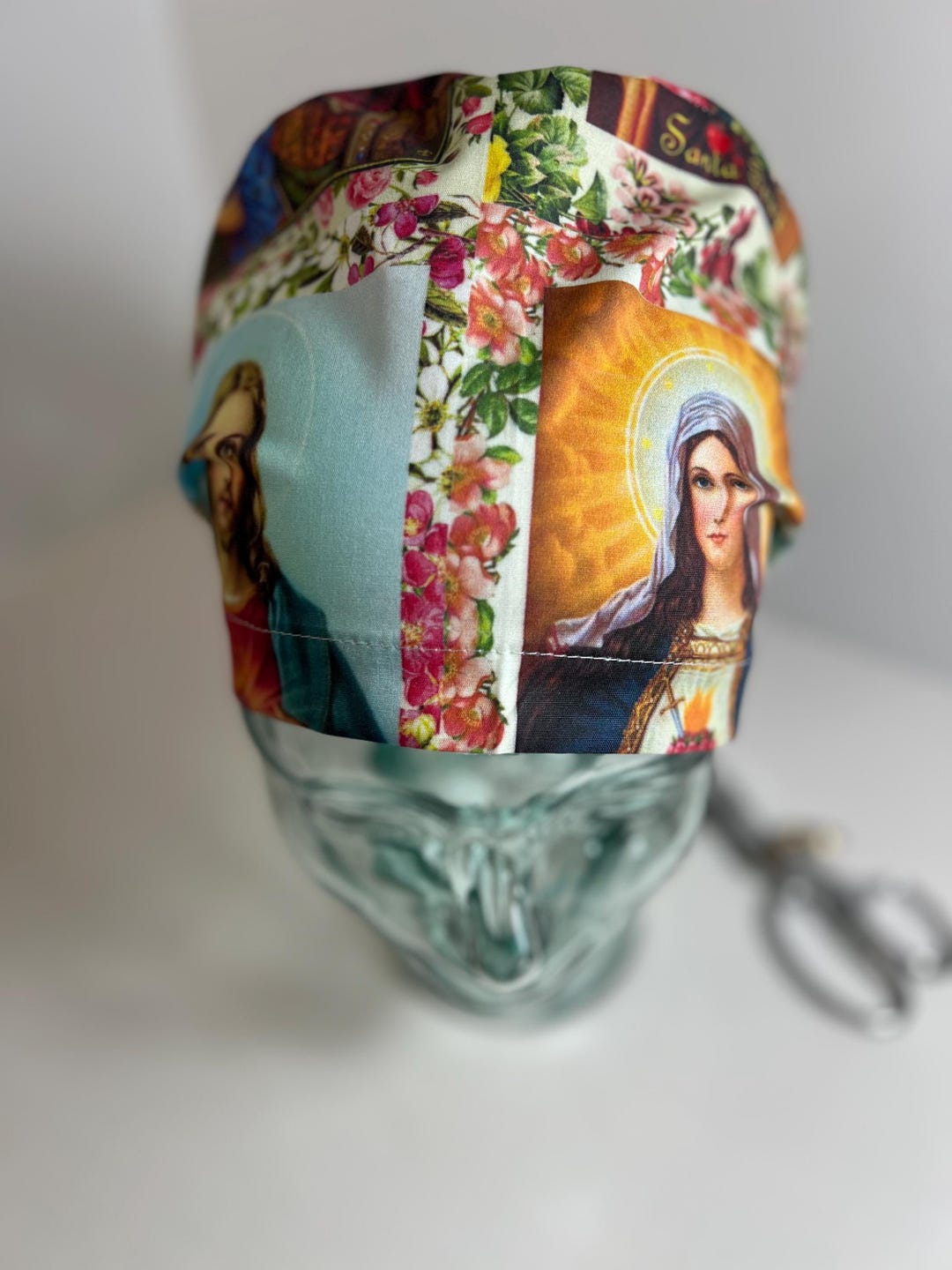 Saints, Catholic, Christian, Faith, Godly, Euro Style Scrub Cap. - Etsy