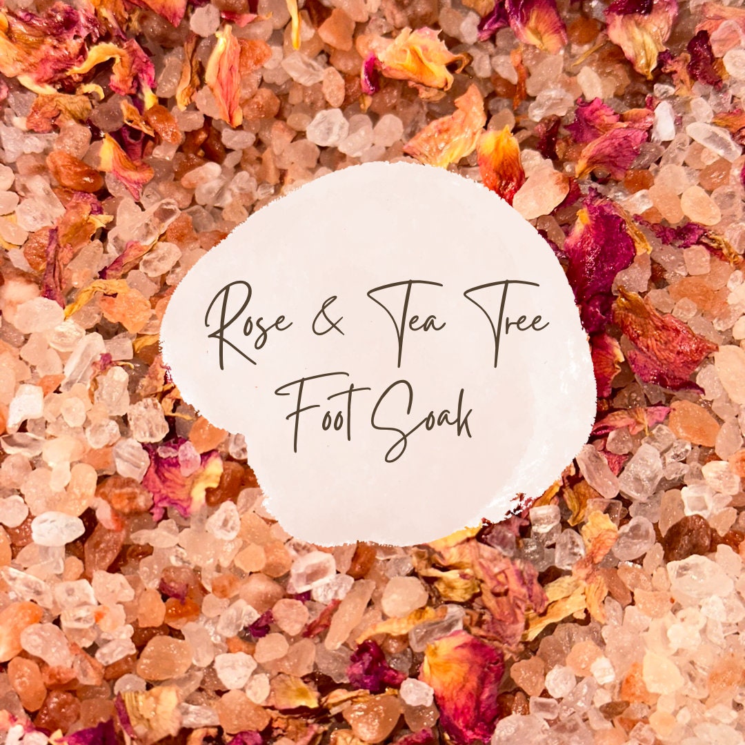 Rose & Tea Tree Foot Soak - Etsy