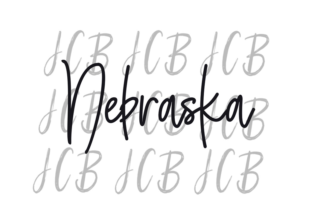 Nebraska PNG File and SVG File - Etsy