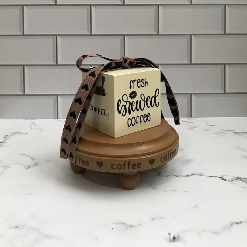 Coffee Tier Tray - Etsy