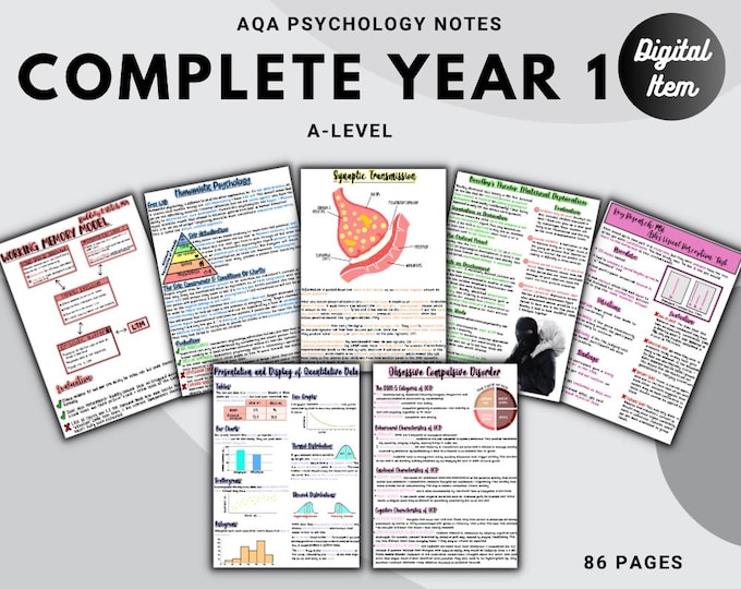 AP Psychology Notes - Etsy Canada