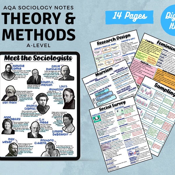 AQA A-level Sociology Notes: EDUCATION White Background Printable - Etsy
