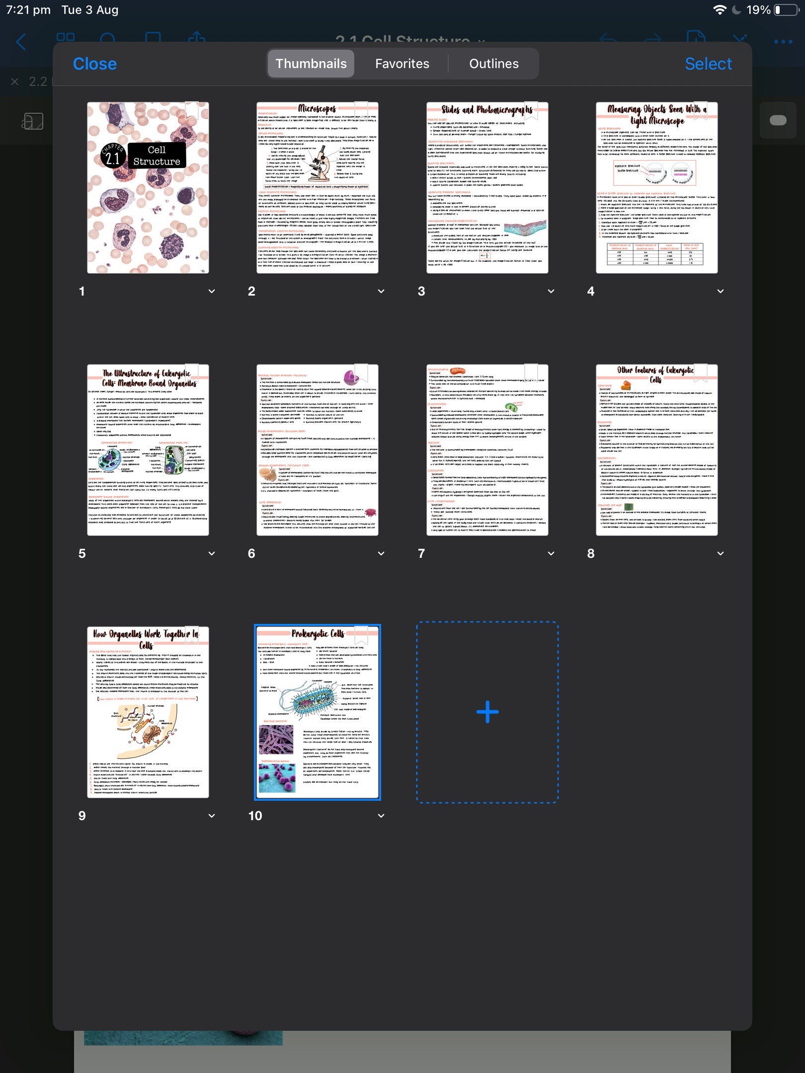 OCR A-level Biology Notes: 2.1 CELL STRUCTURE A4 Printable - Etsy UK