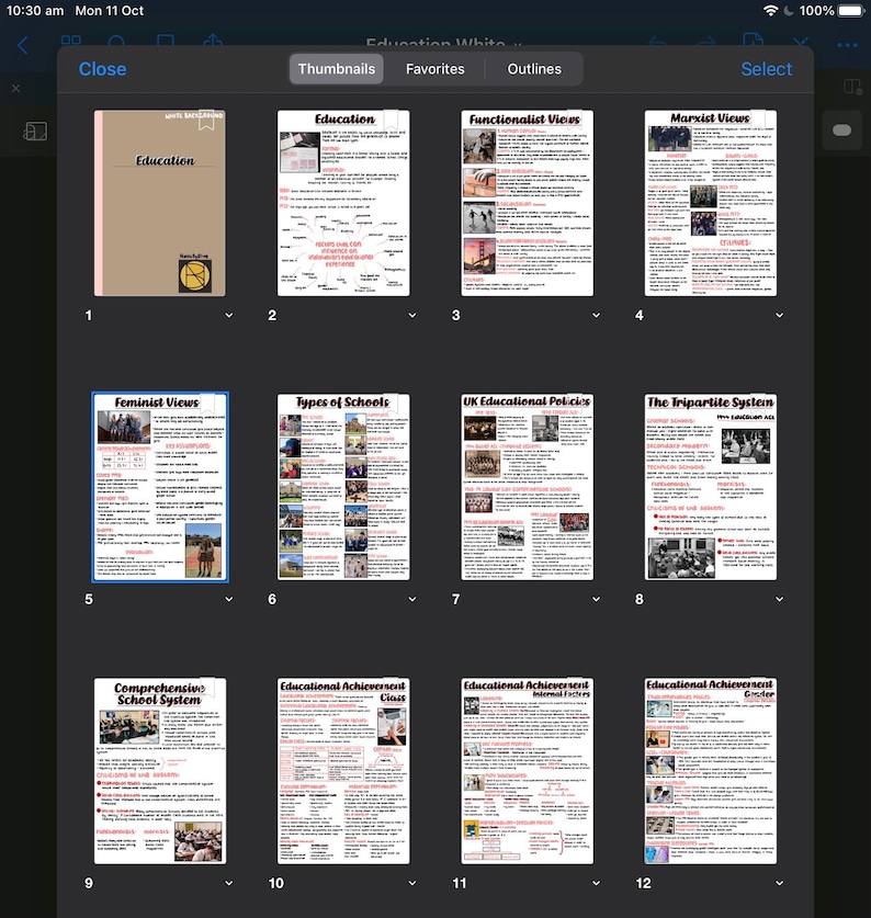 AQA A-level Sociology Notes: EDUCATION White Background - Etsy