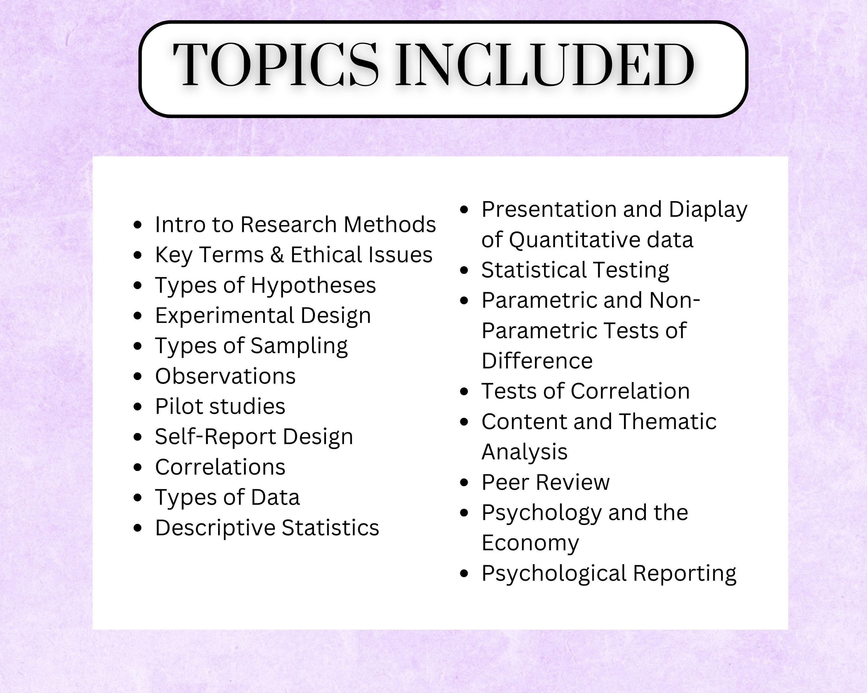 AQA A-level Psychology Complete Handwritten Notes: RESEARCH METHODS - Etsy