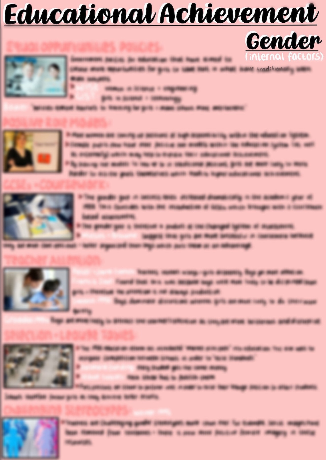 AQA A-level Sociology Notes: EDUCATION - Etsy UK