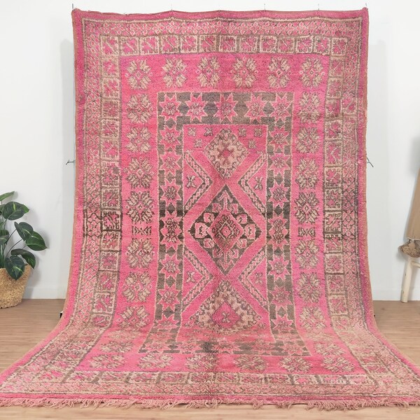Pink Moroccan Rug - Etsy