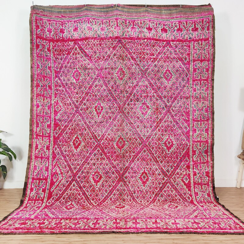 Pink Moroccan Rug - Etsy