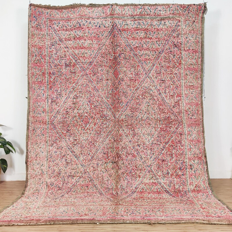 Pink Moroccan Rug - Etsy
