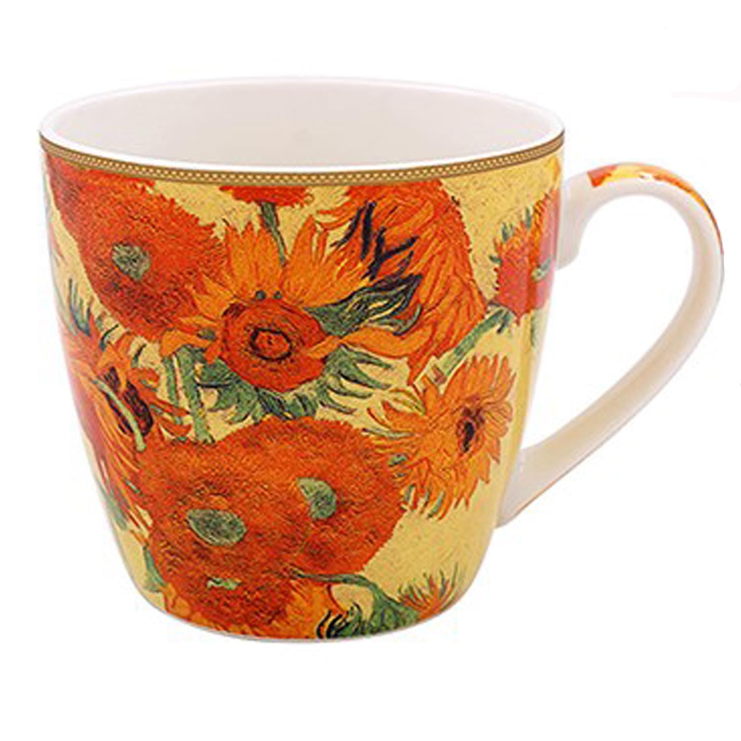 Vincent Van Gogh Breakfast Mug Design Fine China Tea Coffee Cups 450ml ...