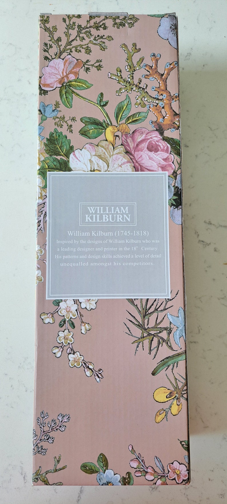 Gift Boxed Set of 4 Mugs William Morris Kilburn Design Stackable Fine ...