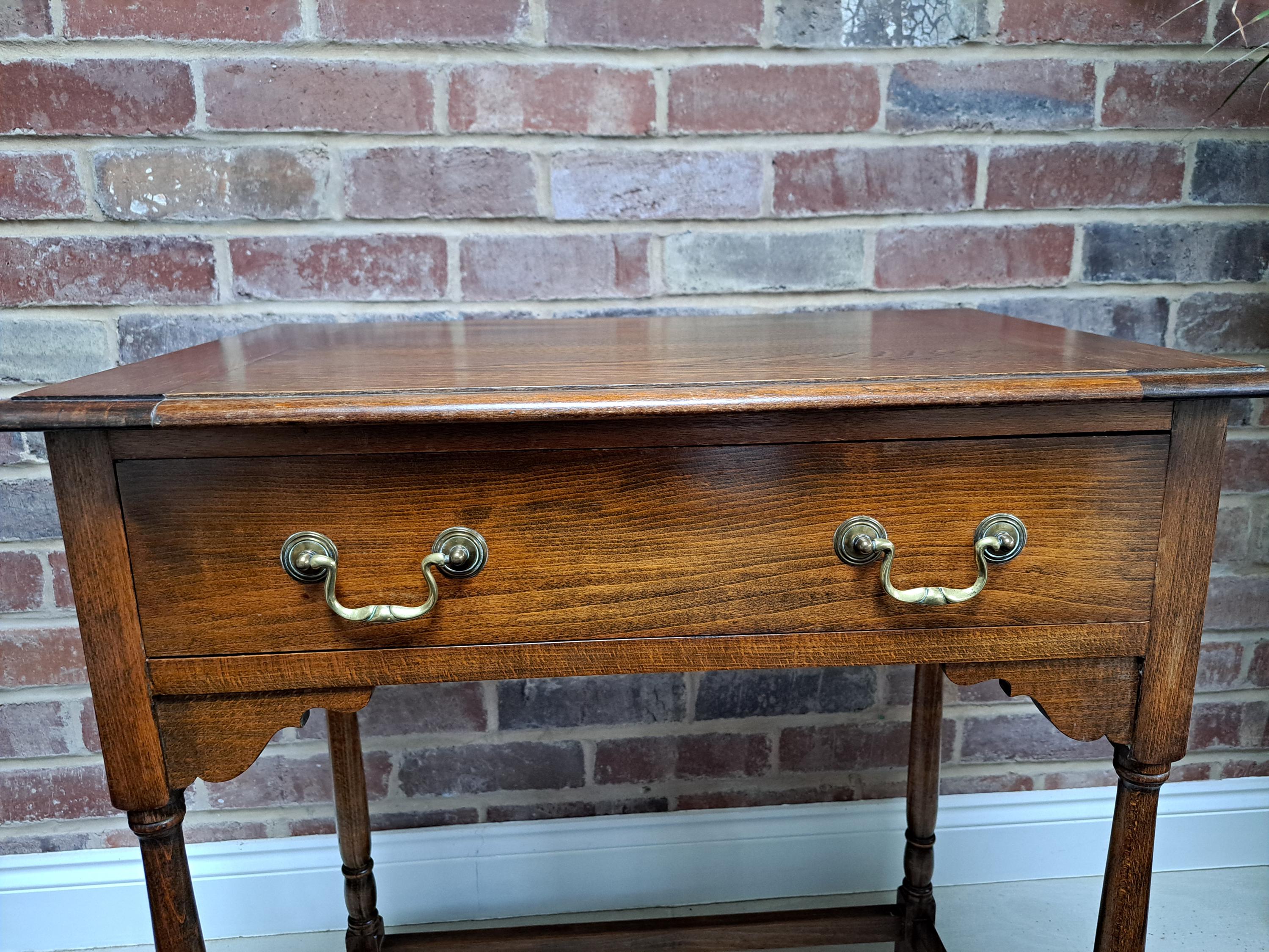 Vintage Oak Side Table Mid Century Occasional Table low Price Due to ...