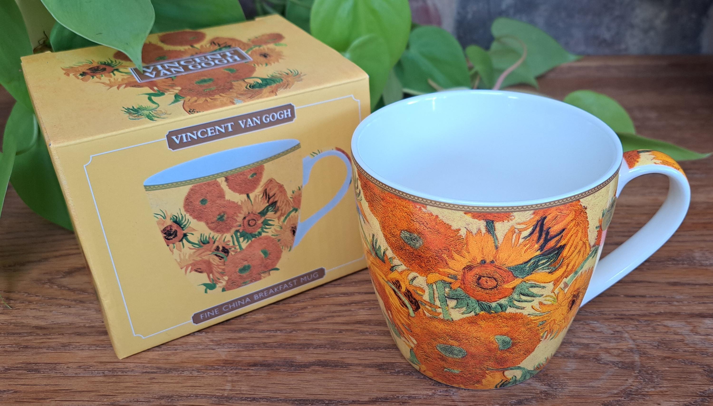 Vincent Van Gogh Breakfast Mug Design Fine China Tea Coffee Cups 450ml ...