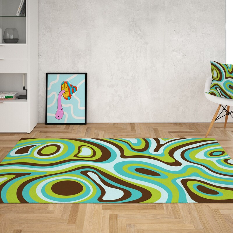 Groovy Rug - Etsy