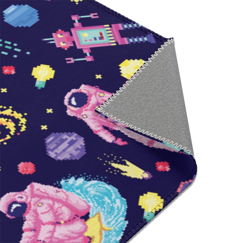 80S Arcade Carpet Pixel Art Space Arcade Area Rug Boys Game - Etsy