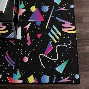80S Arcade Carpet, Memphis Arcade Area Rug, Boys Game Room, Arcade Room ...