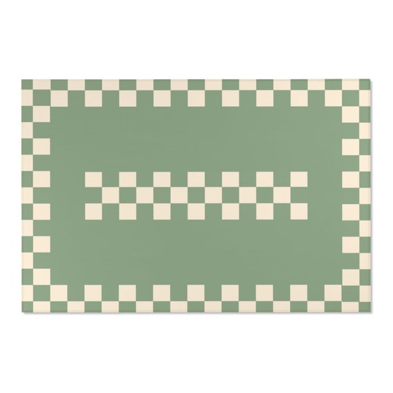 Green Checkered Border