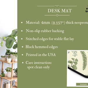 Wavy Groovy Desk Mat, Orange Brown Retro Mouse Pad, Funky Desk ...