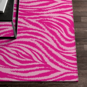 Pink Zebra Stripes Rug, Preppy Room Decor, Zebra Room Decor, VSCO ...