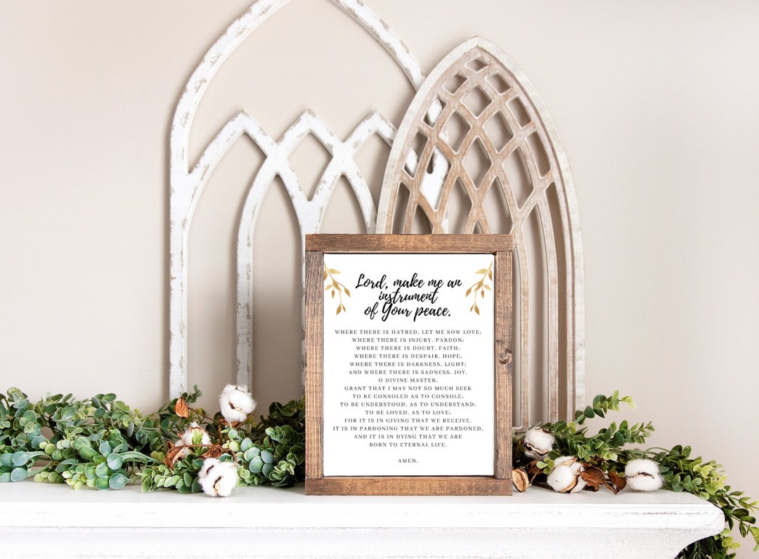 Saint Francis of Assisi | "lord Make Me an Instrument of Your Peace ...