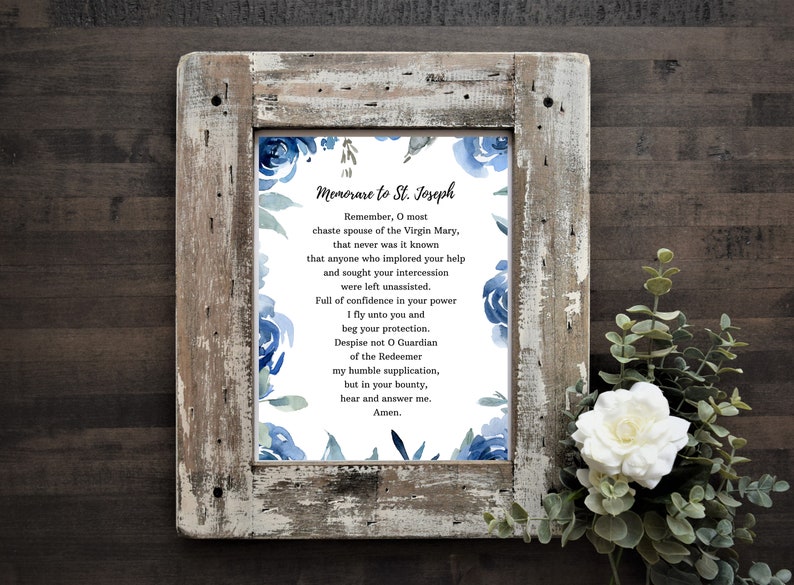 Memorare to Saint Joseph | Catholic Prayer | Year of St. Joseph ...