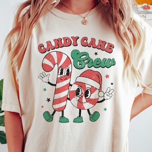 Candy Cane Crew SVG, Retro Christmas Svg, Candy Cane Svg, Kids ...