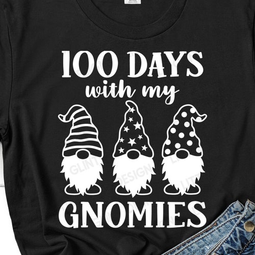 100 Days With My Gnomies SVG 100 Days of School Svg Gnome - Etsy