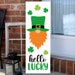 Hello Lucky Gnome SVG, St Patrick Day Porch Sign Svg, St Pattys Sign ...
