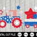 Fourth of July Svg Tractor Svg Independence day Memorial | Etsy