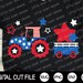 Fourth of July Svg Tractor Svg Independence day Memorial | Etsy