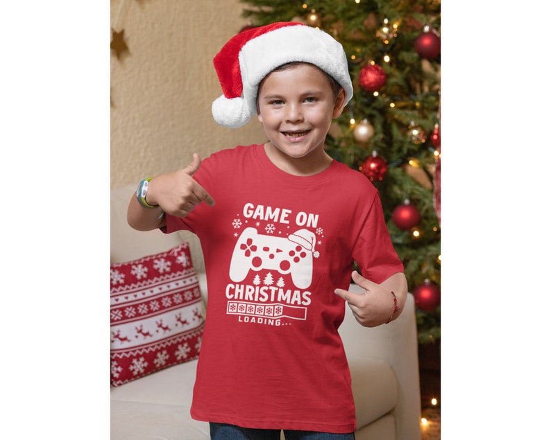 Game on Christmas SVG, Funny Christmas Svg, Gamer Quote Svg, Kids ...