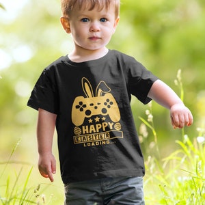 Happy Easter Loading SVG, Easter SVG, Boy Bunny Ears, Game Controller ...