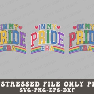 In My Pride Era Svg, Pride Month Demon Svg, Retro Pride Svg, Rainbow ...