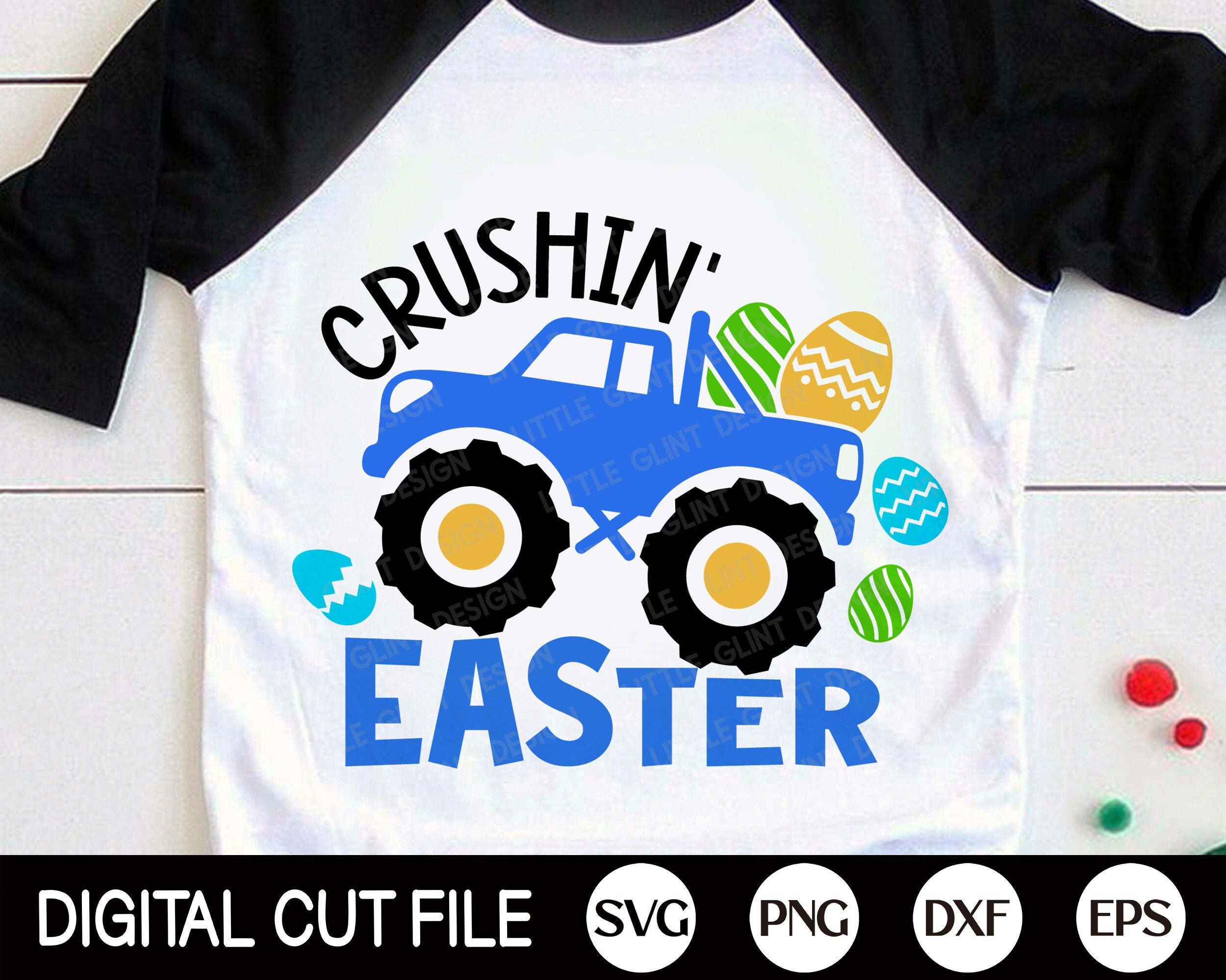 Crushing Easter Svg, Easter Svg, Monster Truck Svg, Easter Egg Svg ...