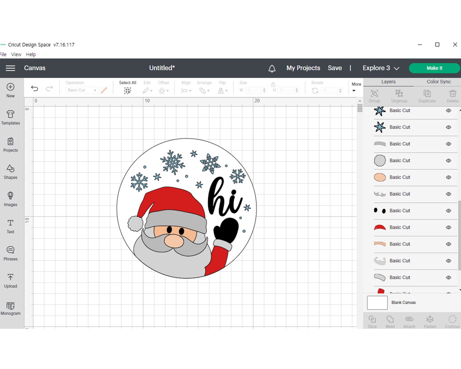 Christmas Santa Welcome Sign SVG Santa Door Hanger SVG Santa - Etsy